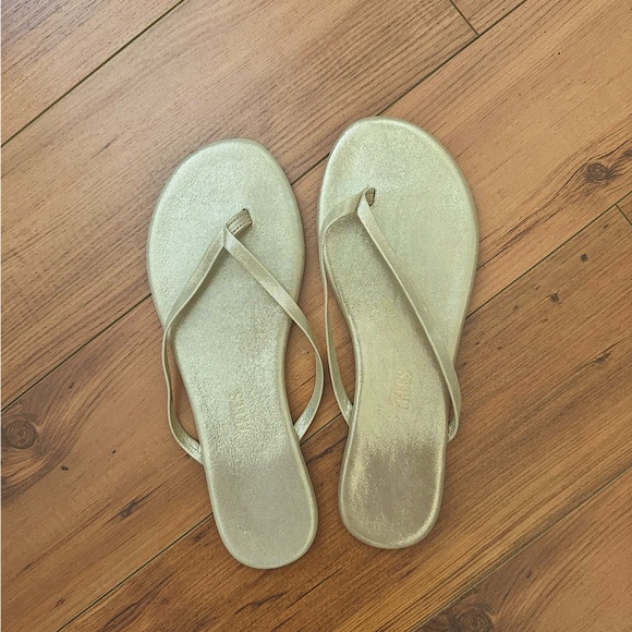 TKEES | Shoes | Metallic Gold Tkees | Poshmark